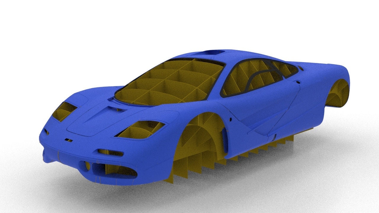 MCLAREN F1 BLUEPRINT Body Buck Scale 1 1 Replica Plans - Etsy