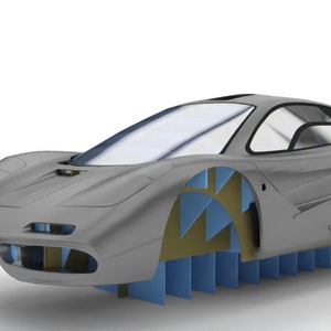 MCLAREN F1 BLUEPRINT Body Buck Scale 1 1 Replica Plans - Etsy