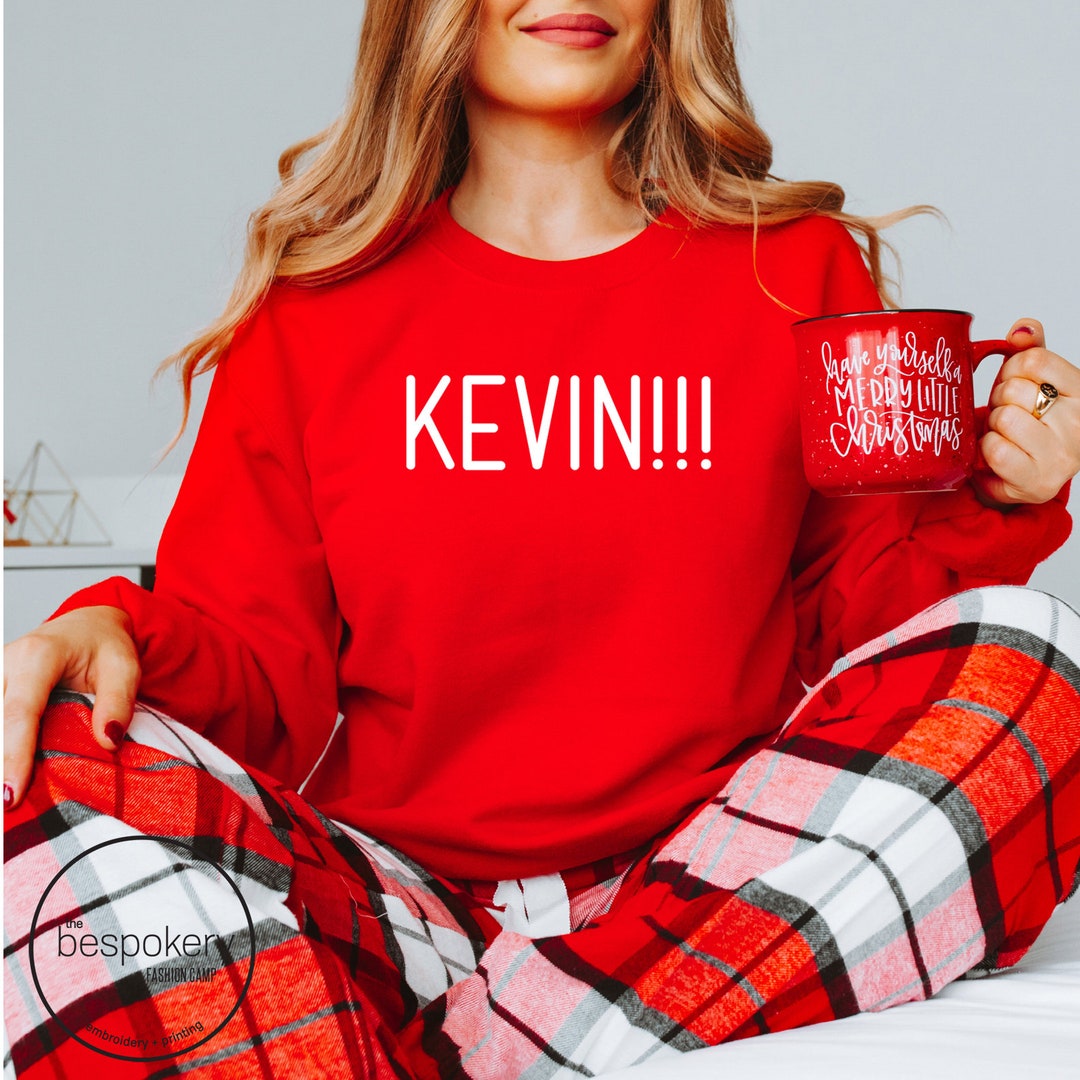 Classic Home Alone 'KEVIN!!!' Christmas Sweatshirt - Funny Holiday ...