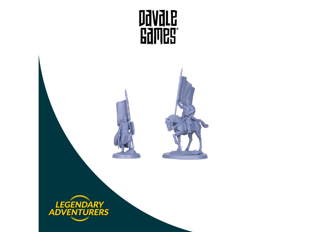 West Humans Royal Guard With Banner - Etsy