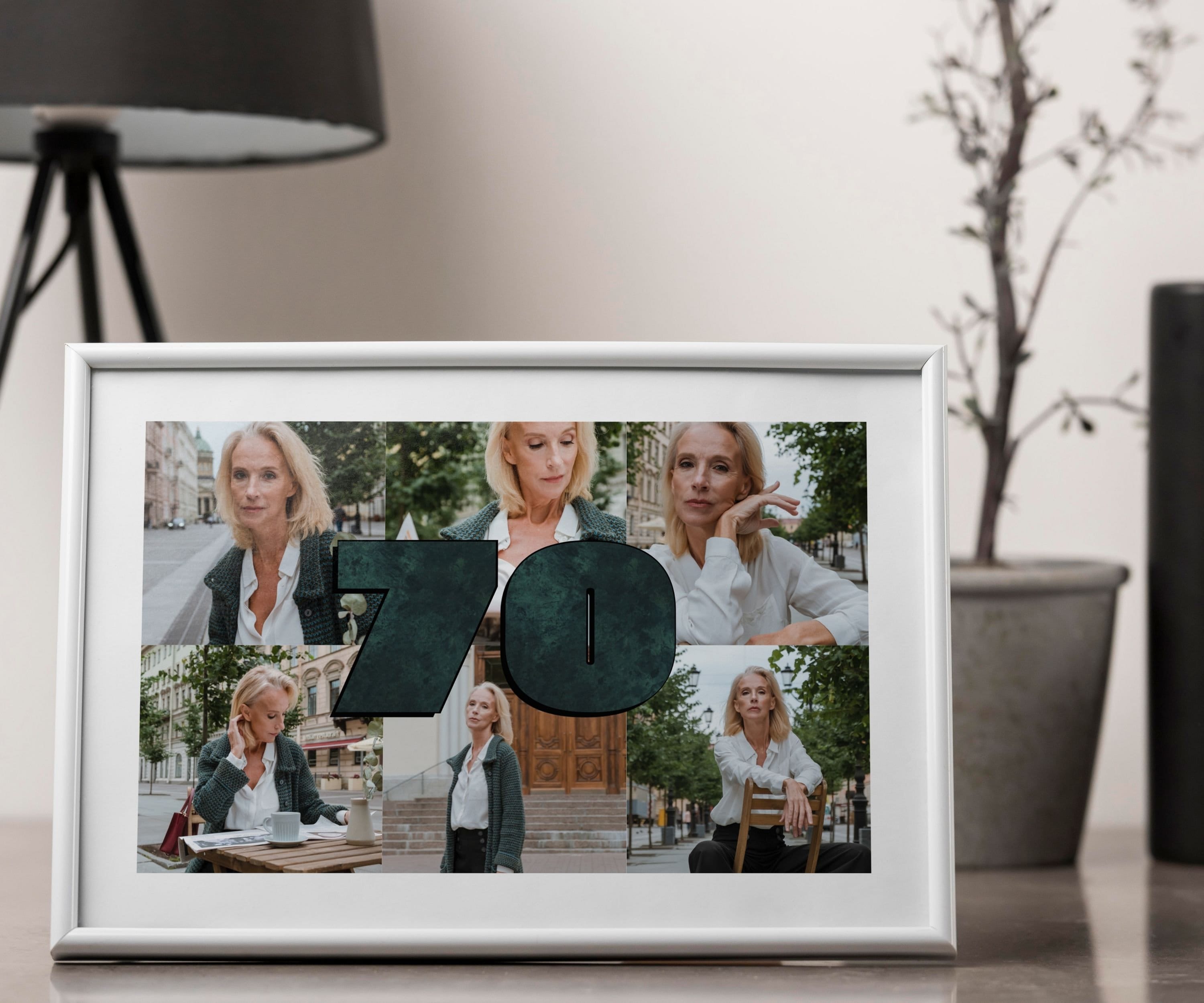 70 Photo Collage Canva Template Printable Personalized - Etsy
