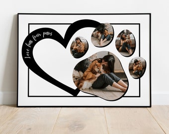 HAPPY 60TH BIRTHDAY Photo Collage Canva Template Printable - Etsy