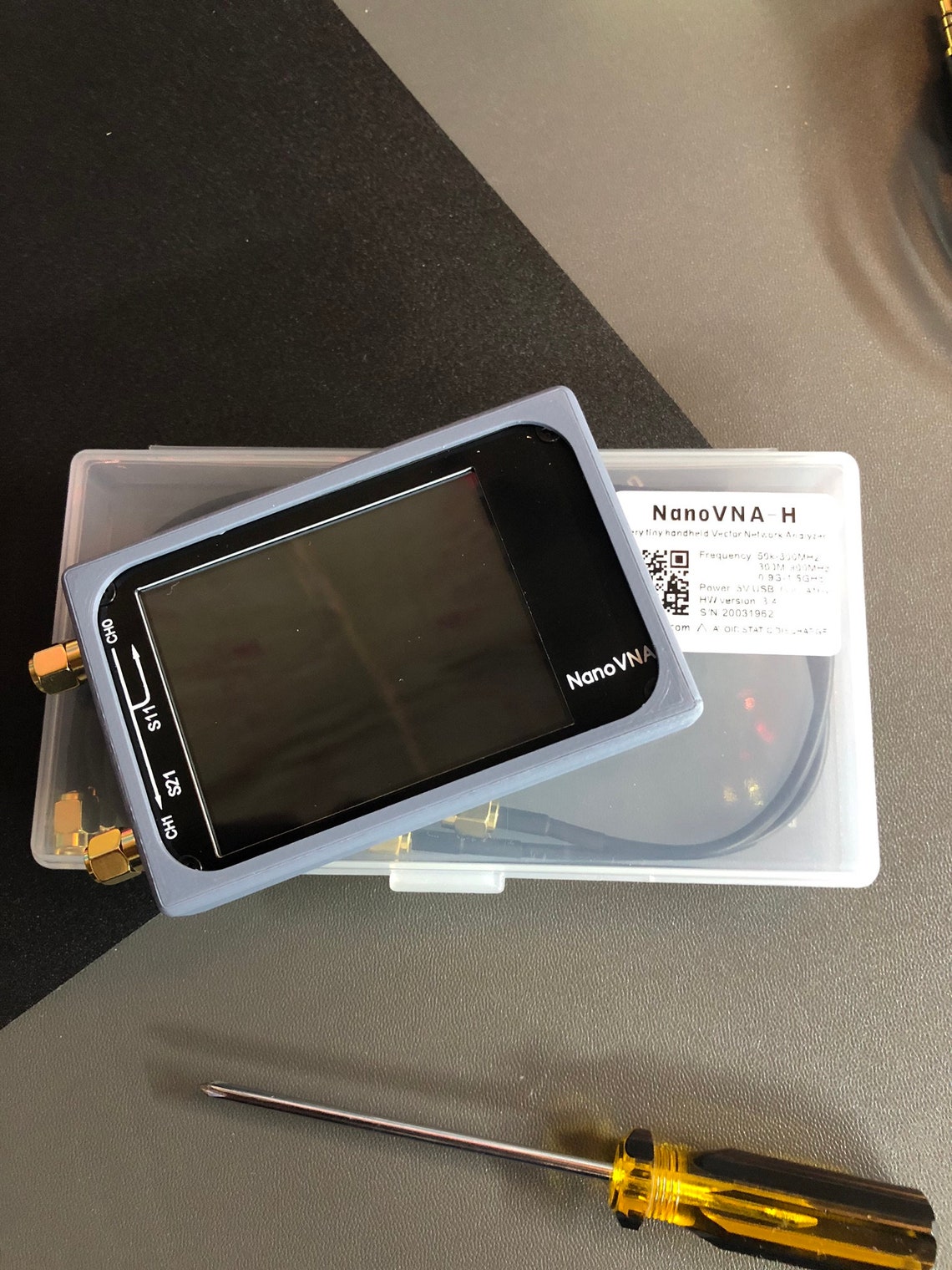Robust 3D Printed Case for Nano VNA-H (ver. 3.4) - Durable Tough PLA ...