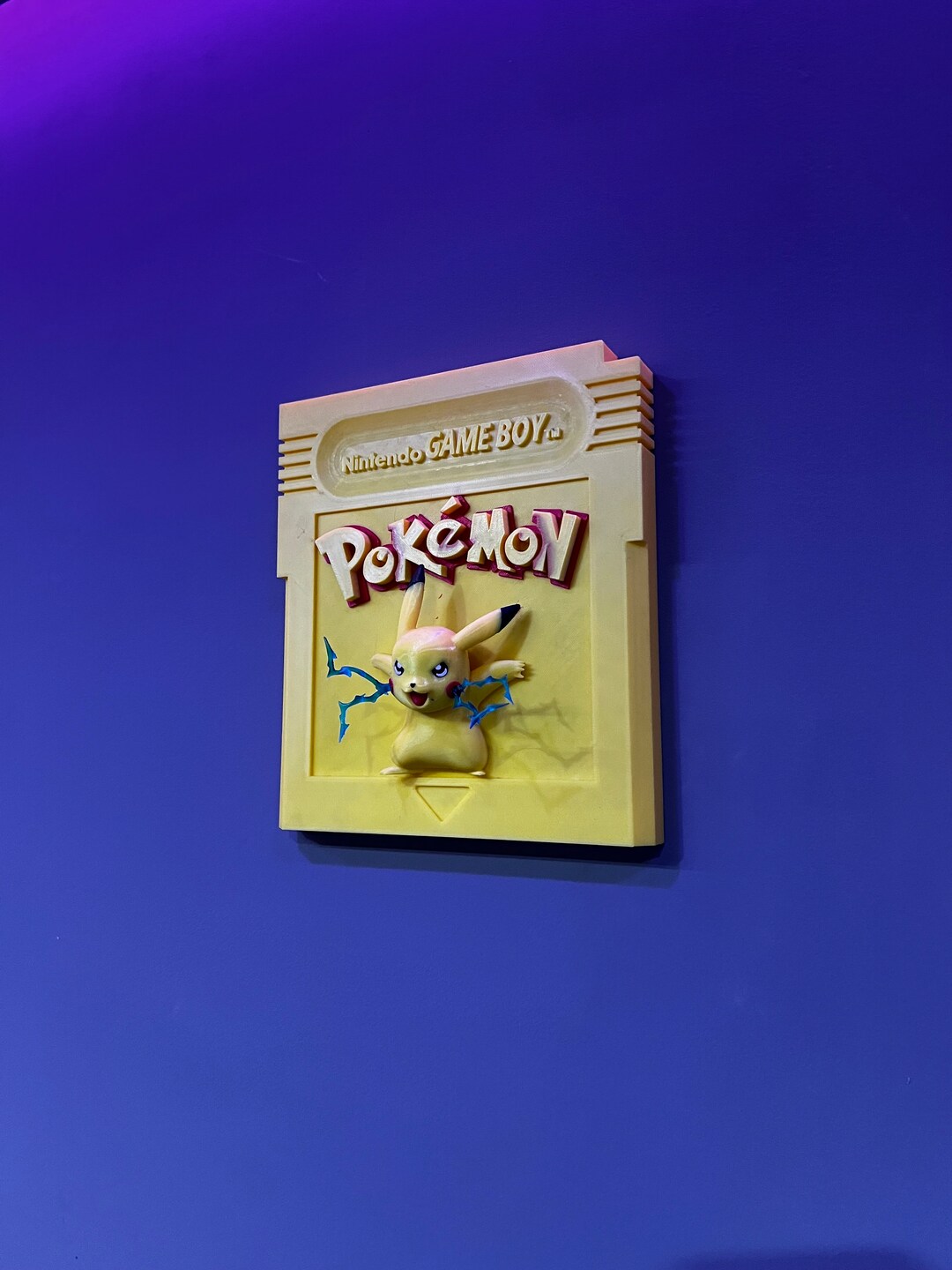 Yellow Pokemon Cartridge 3D Decorations - Etsy