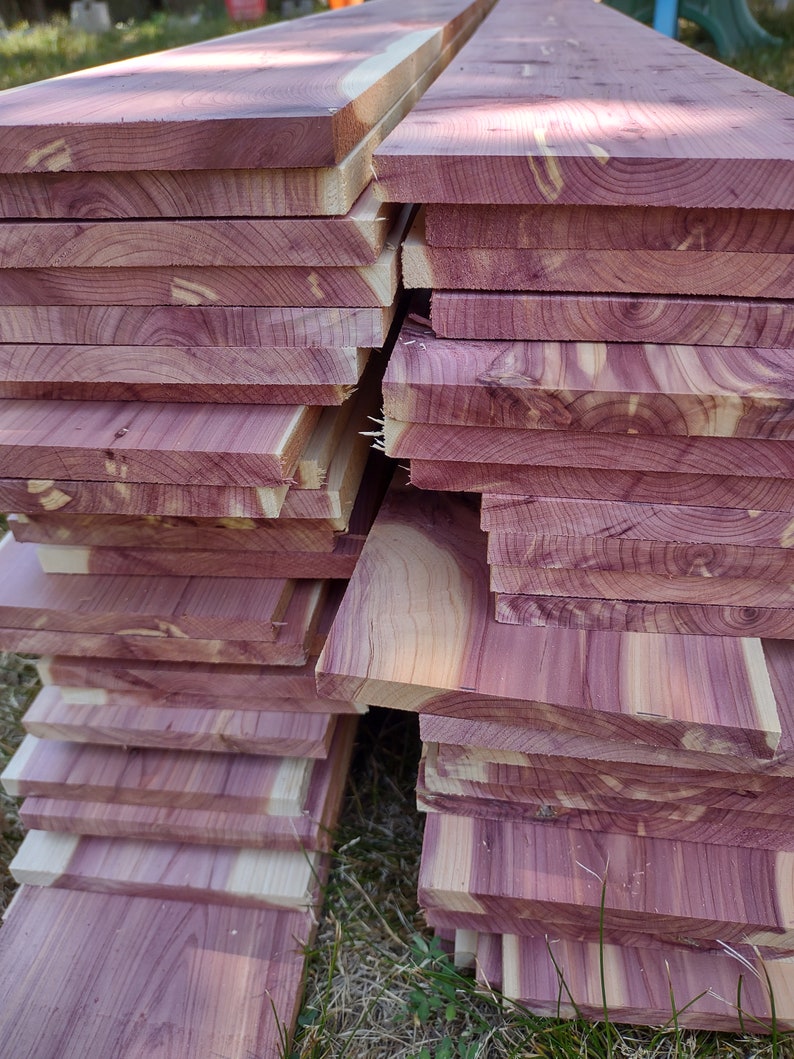 Beautiful Aromatic Eastern Red Cedar Planned and Sanded Boards - Etsy