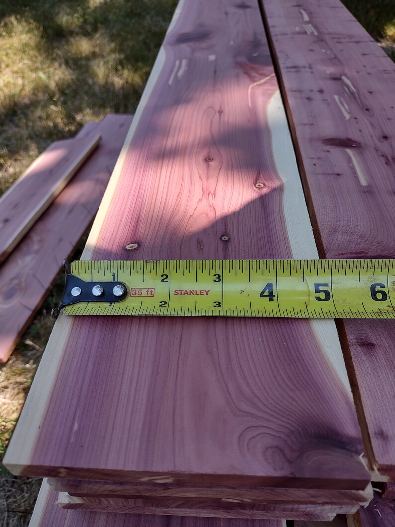 Beautiful Aromatic Eastern Red Cedar Planned and Sanded Boards - Etsy