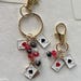 Handmade Miniature Poker Playing Card Keychain, Custom Ace of Hearts ...