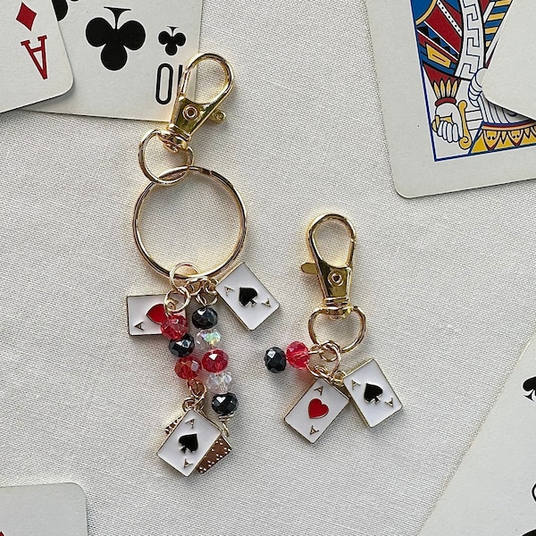 Poker Chip Keychain - Etsy