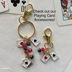 Novelty Poker Playing Card Earrings, Ace of Hearts Mismatched Jewelry ...