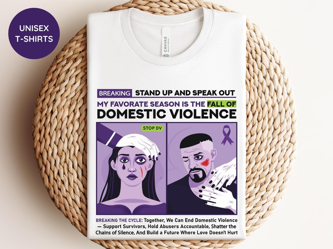 The Fall of Domestic Violence Shirt, Stop DV Tshirt, Support Survivor ...