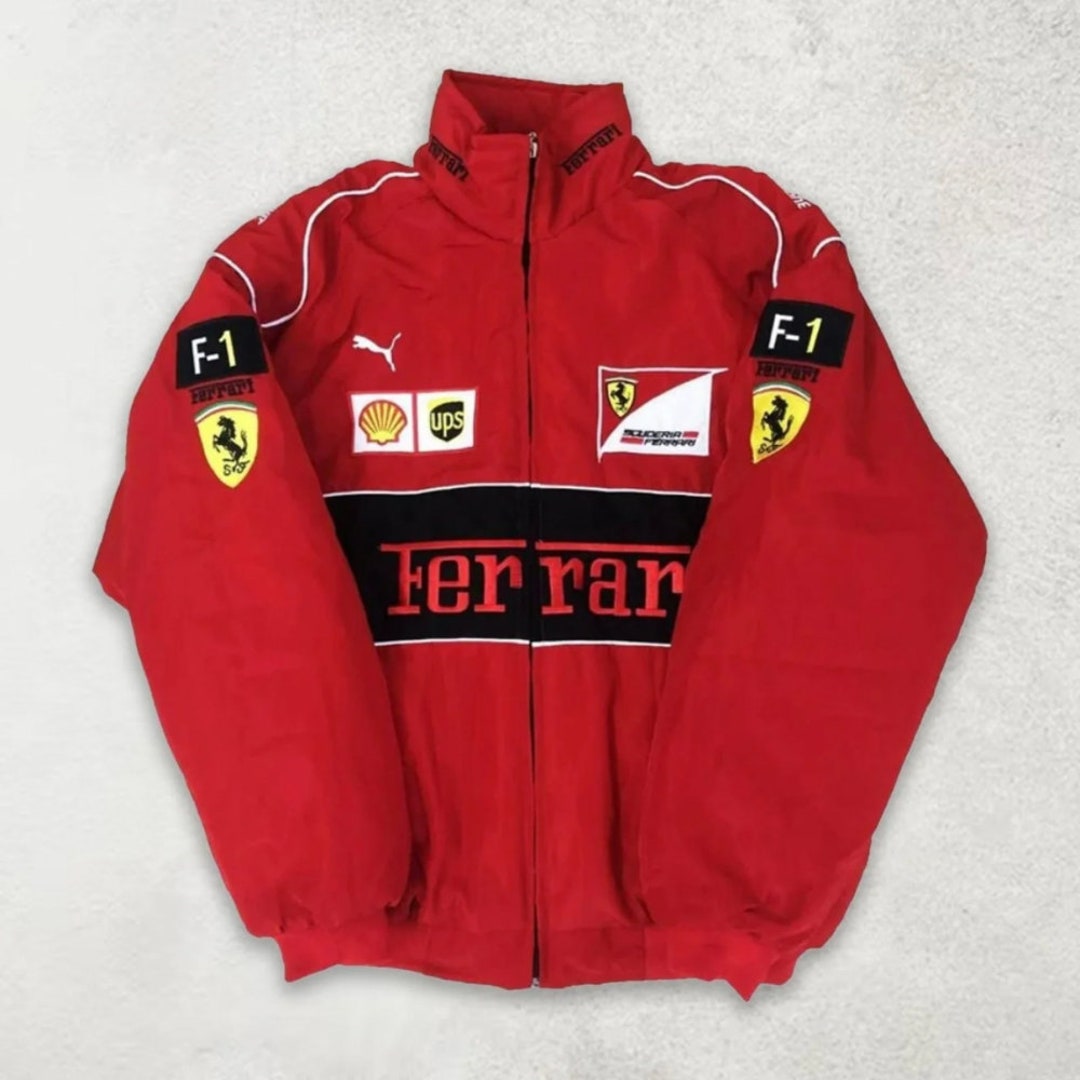 F1 Ferrari Racing Jacket High-quality Vintage Jacket - Etsy