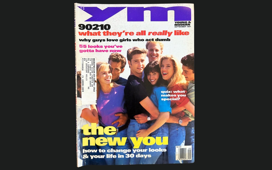1991 YM Magazine | Cover: 90210 | September 1991 | Shannen Doherty ...