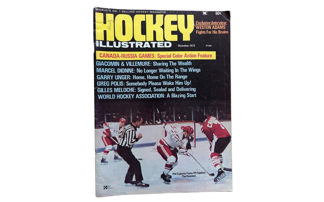 1972 HOCKEY ILLUSTRATED Magazine | December 1972 | Cover: Phil Esposito ...