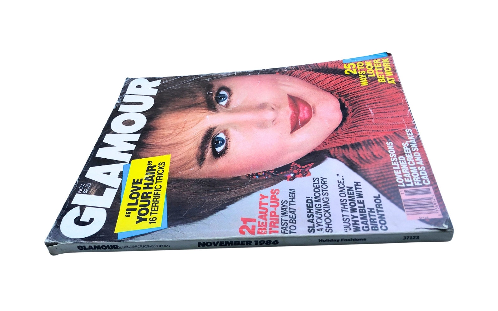 1986 GLAMOUR Magazine I Alexa Singer Cover I Glamour Magazine November ...