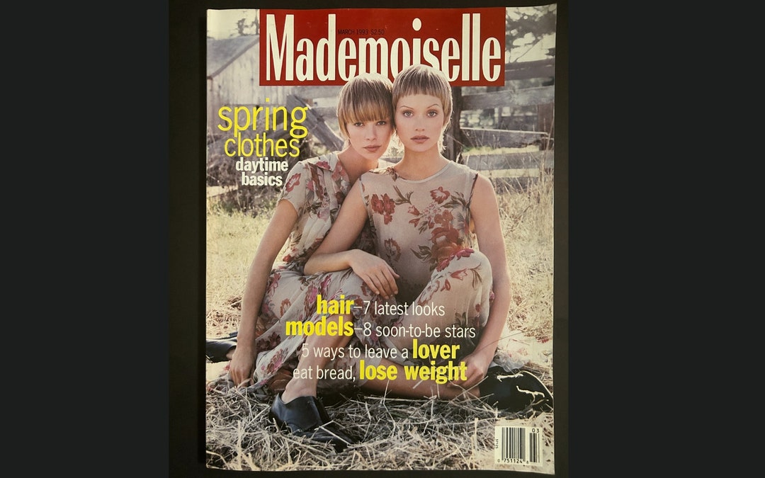 1993 MADEMOISELLE Magazine | Cover: Amber Valletta & Emma Balfour ...