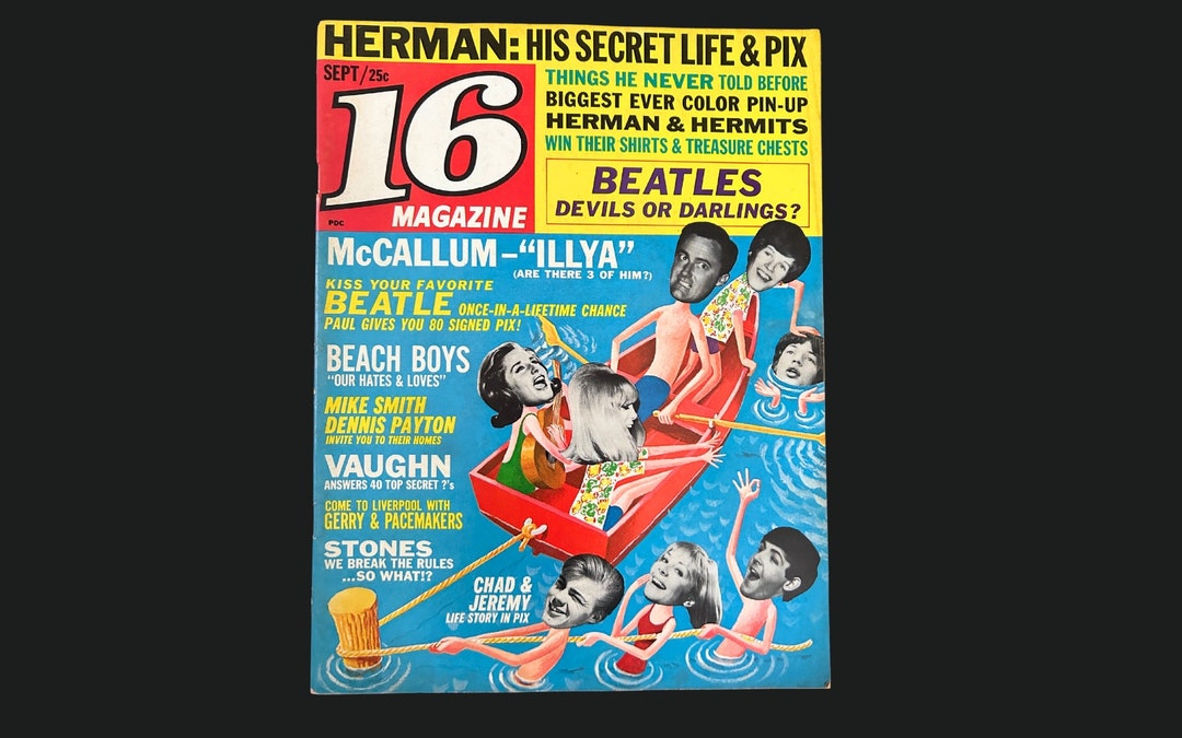 1965 16 Magazine | September 1965 | 16 Magazine | 1960s Teen Magazine ...