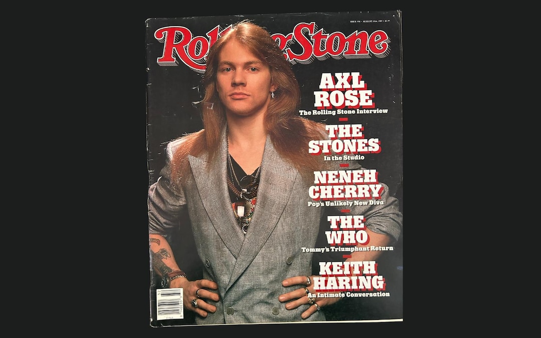 1989 ROLLING STONE Magazine | Cover: Axl Rose | Prince | the Who | the ...