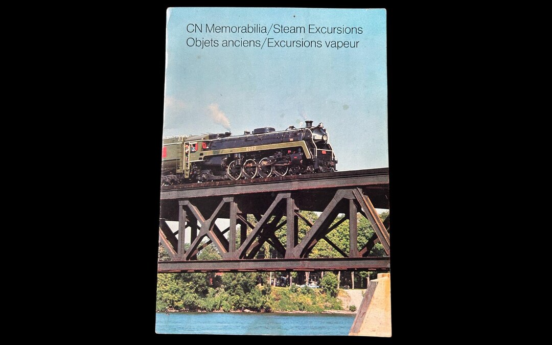 1974 CN Railway Steam Excursions Catalogue Booklet | 1970s Vintage CN ...