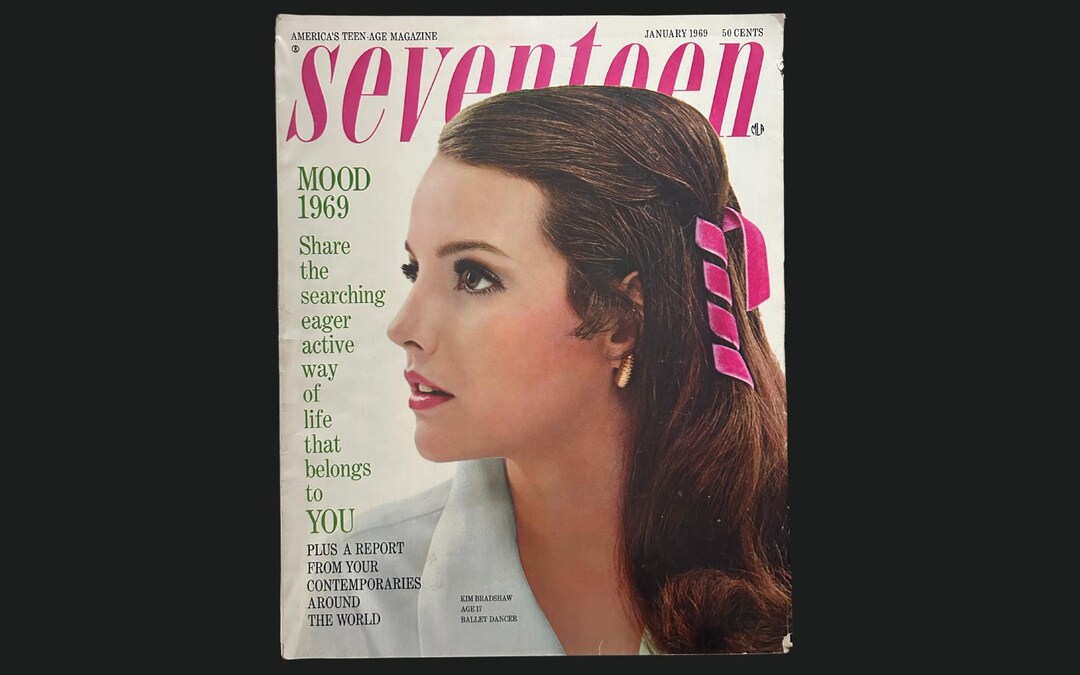 1969 SEVENTEEN Magazine I Cover : Kim Bradshaw I January 1969 | Pamela ...