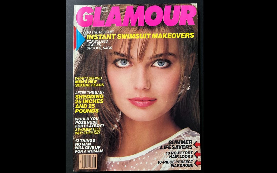 1987 GLAMOUR Magazine | Cover: Paulina Porizkova | June 1987 | Kara ...