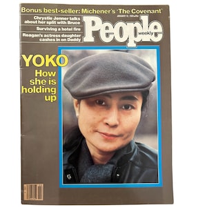 Yoko Ono People Magazine 1981 - Etsy