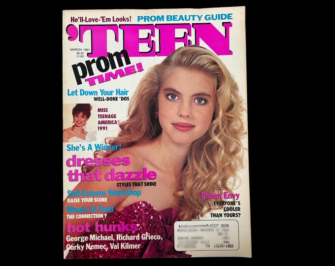 1991 'TEEN Magazine | Cover: Allison Murray | March 1991 | Corin Nemec ...