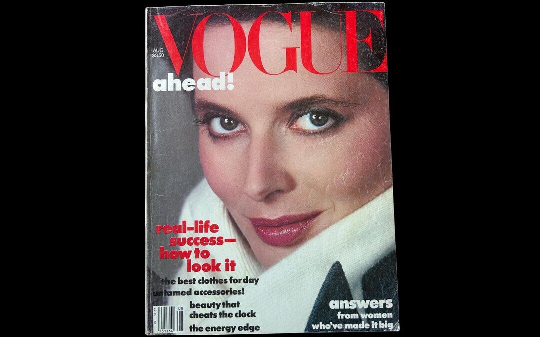 1983 VOGUE Magazine | Cover: Isabella Rossellini | August 1983 | Kim ...