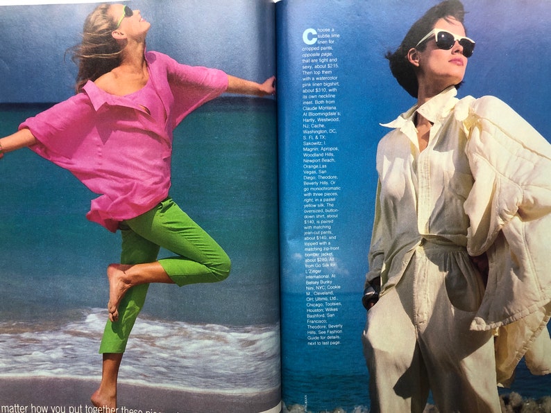 1985 HARPERS BAZAAR Magazine I Paulina Porizkova Cover I Harper's ...