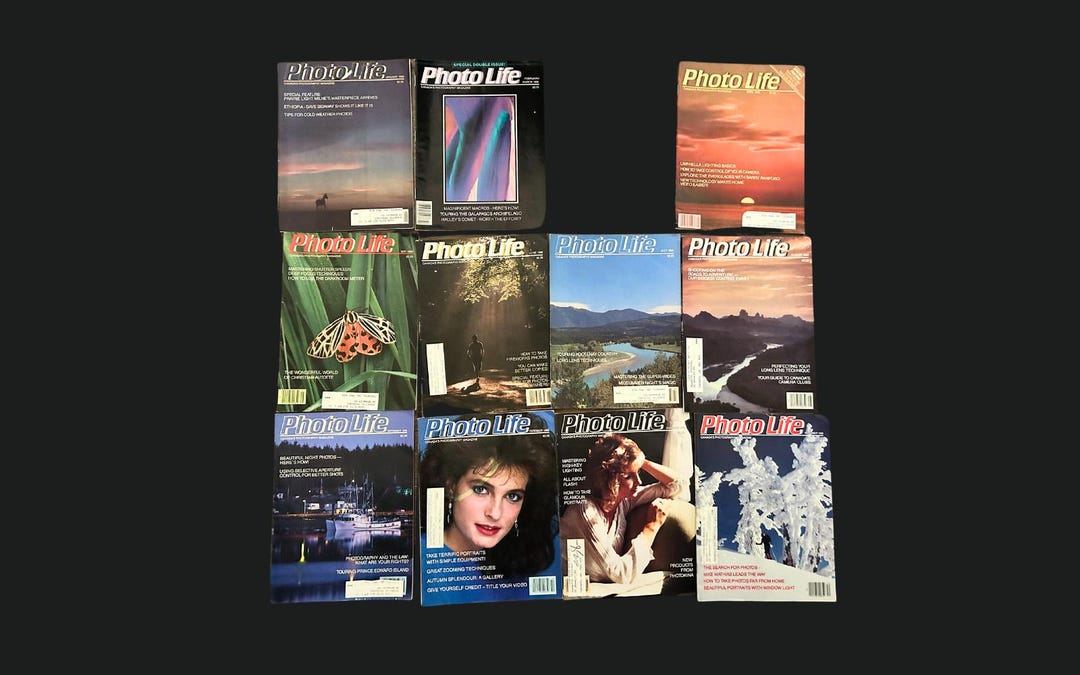 1986 PHOTO LIFE Magazine | 11 Issues Available | Vintage Photography ...