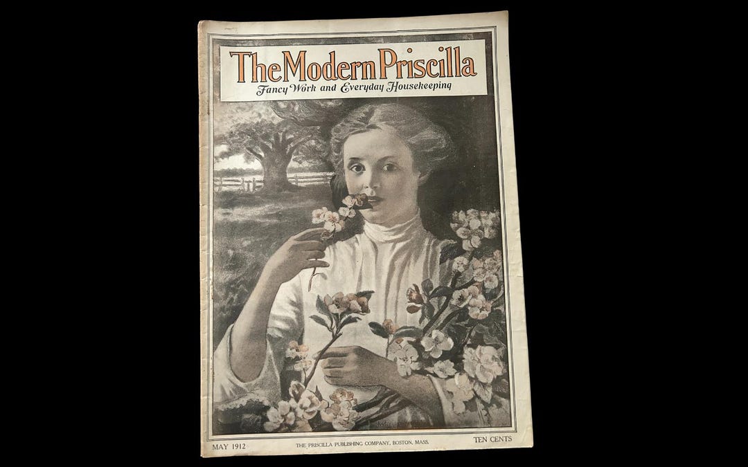 1912 MODERN PRISCILLA Magazine | May 1912 Issue | Cover Art: JW ...