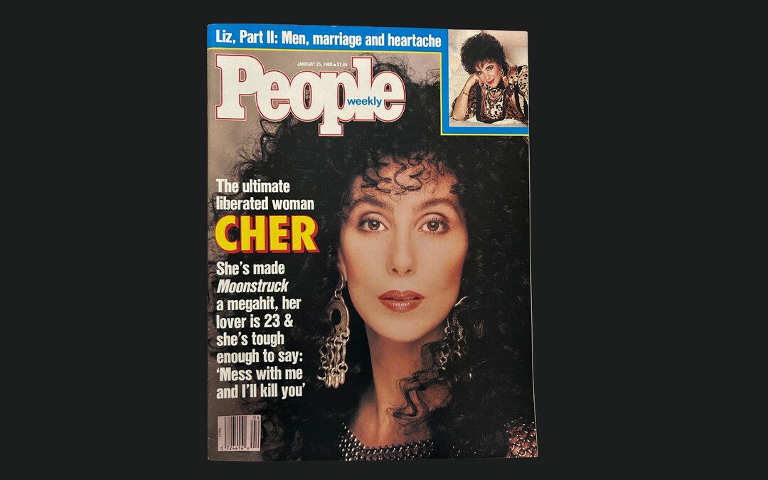 1988 PEOPLE Magazine I Cover: Cher I Elizabeth Taylor I Princess Diana ...