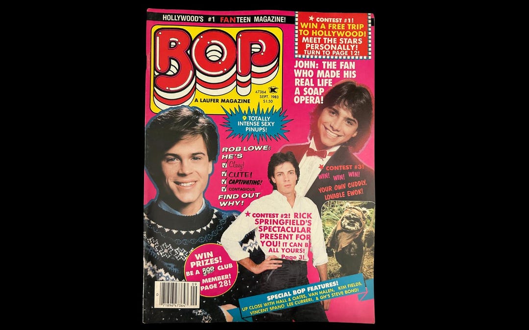 1983 BOP Magazine | September 1983 | Heaven 17 | John Stamos | Rob Lowe ...