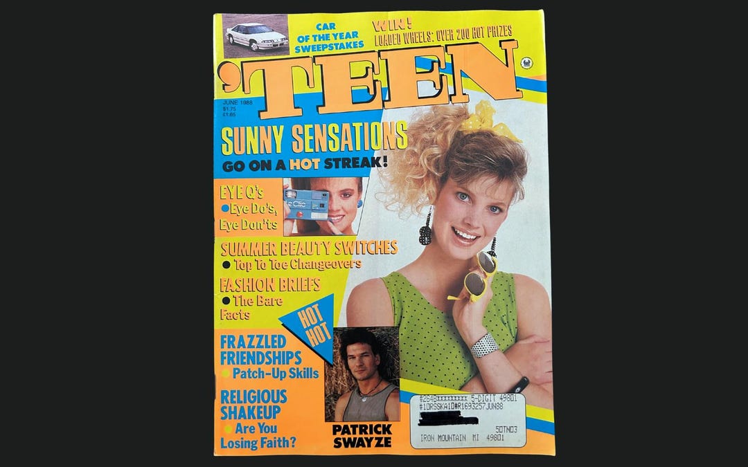 1988 'TEEN Magazine | June 1988 | Cover: Wendy Decker | Debbie Gibson ...