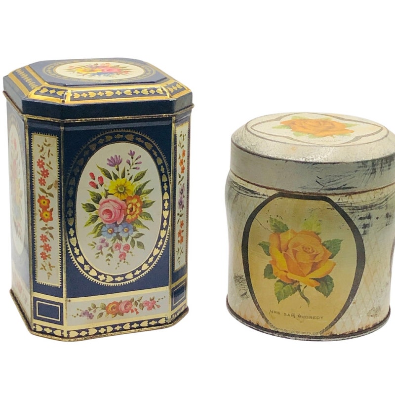 Vintage Tea Tins - Etsy