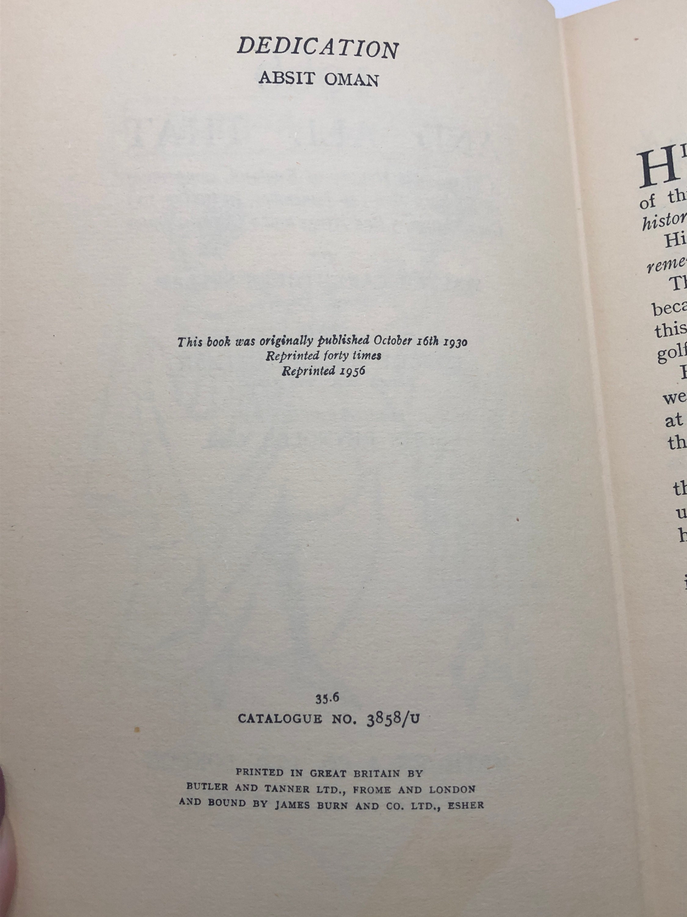 Novel: 1066 AND ALL THAT Magna Carter by W.C. Sellar and R.J. Yeatman ...