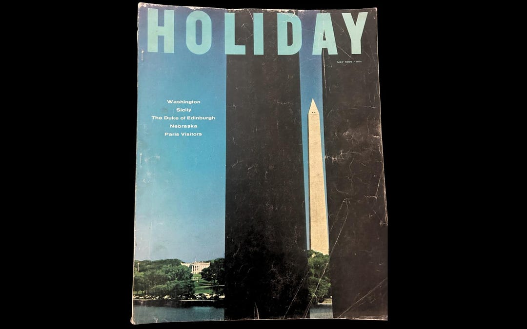 1956 HOLIDAY Magazine | Cover: Washington DC | May 1956 | Sicily ...