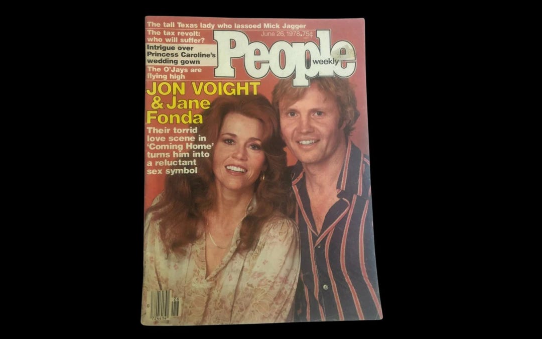 1978 PEOPLE Magazine I Cover: Jane Fonda and Jon Voight I Mick Jagger I ...