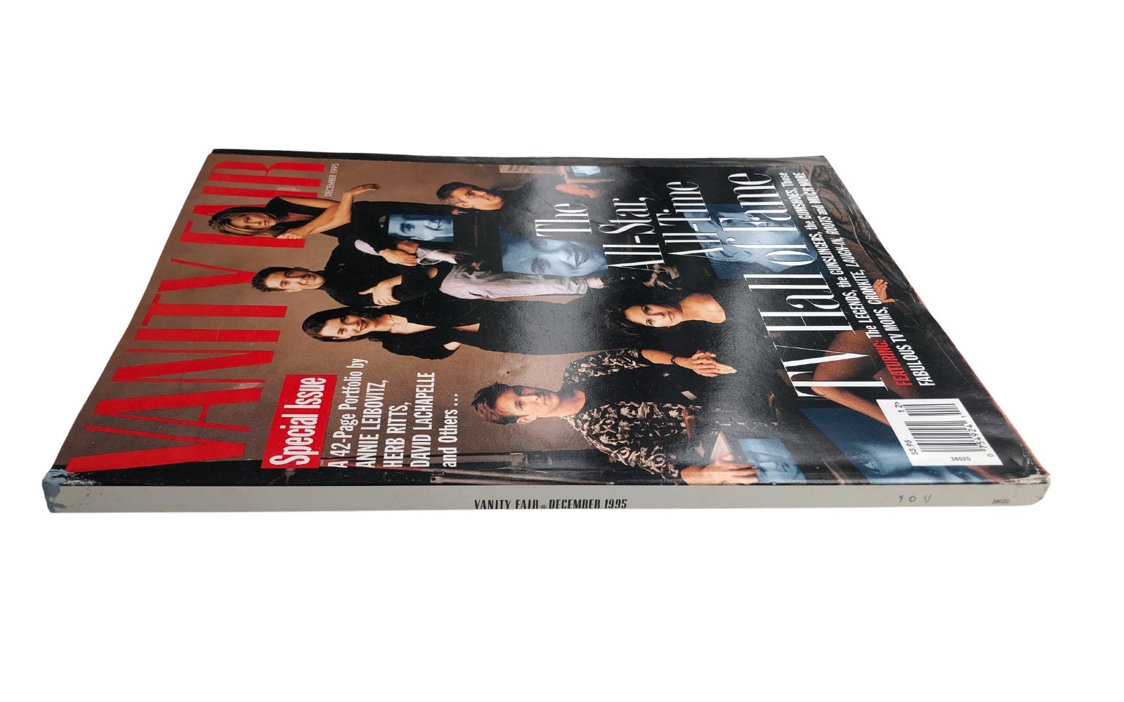 1995 VANITY FAIR Magazine FRIENDS Cover December 1995 Madonna Audrey ...