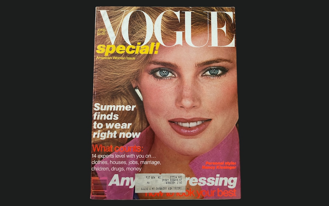 1979 VOGUE Magazine | Cover: Kelly Emberg I June 1979 | Gia Carangi ...
