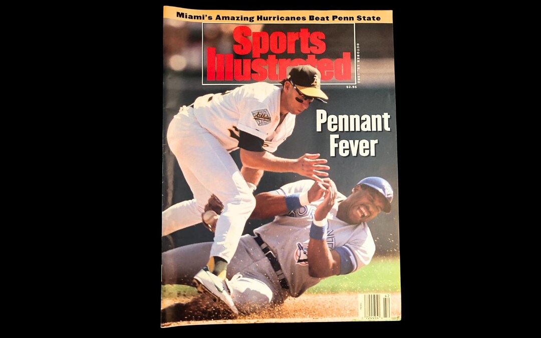 1992 SPORTS ILLUSTRATED Magazine | Cover: Pennant Fever | the ...