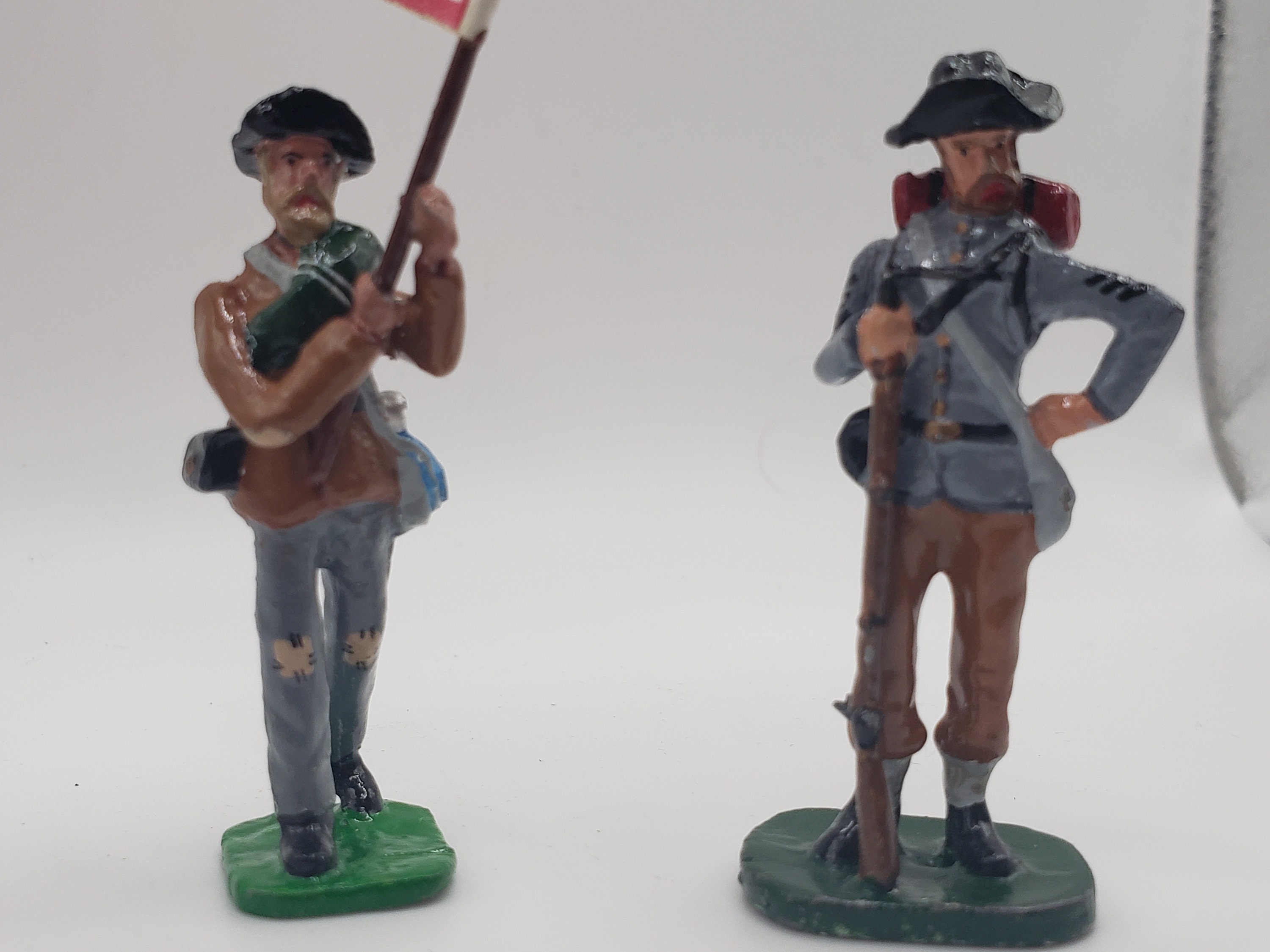 Set of 10 American Civil War Lead Model Soldier Set Confederate Army ...