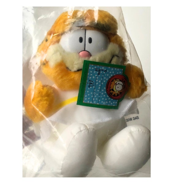 Vintage Garfield Angel Plush - Etsy