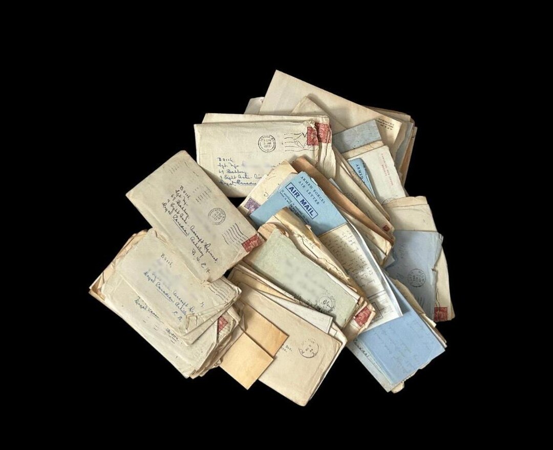 Wwii-era Letters Lot Random 5 Letters Vintage Military Correspondence ...
