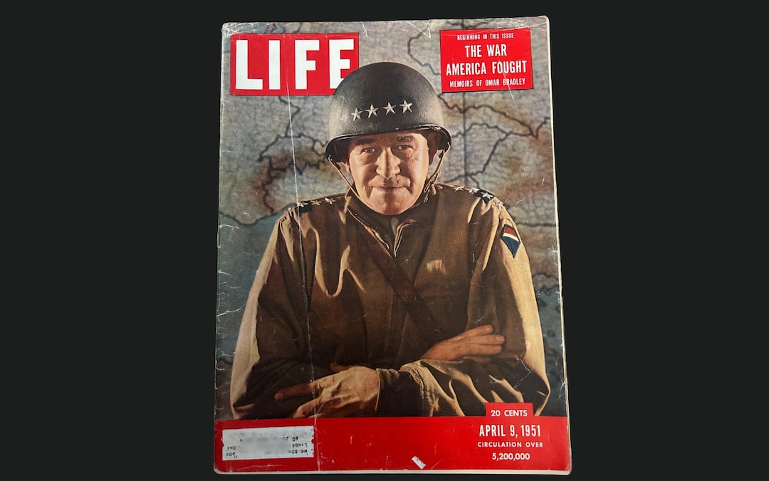1951 LIFE Magazine | Cover: General Omar Bradley | April 9, 1951 ...