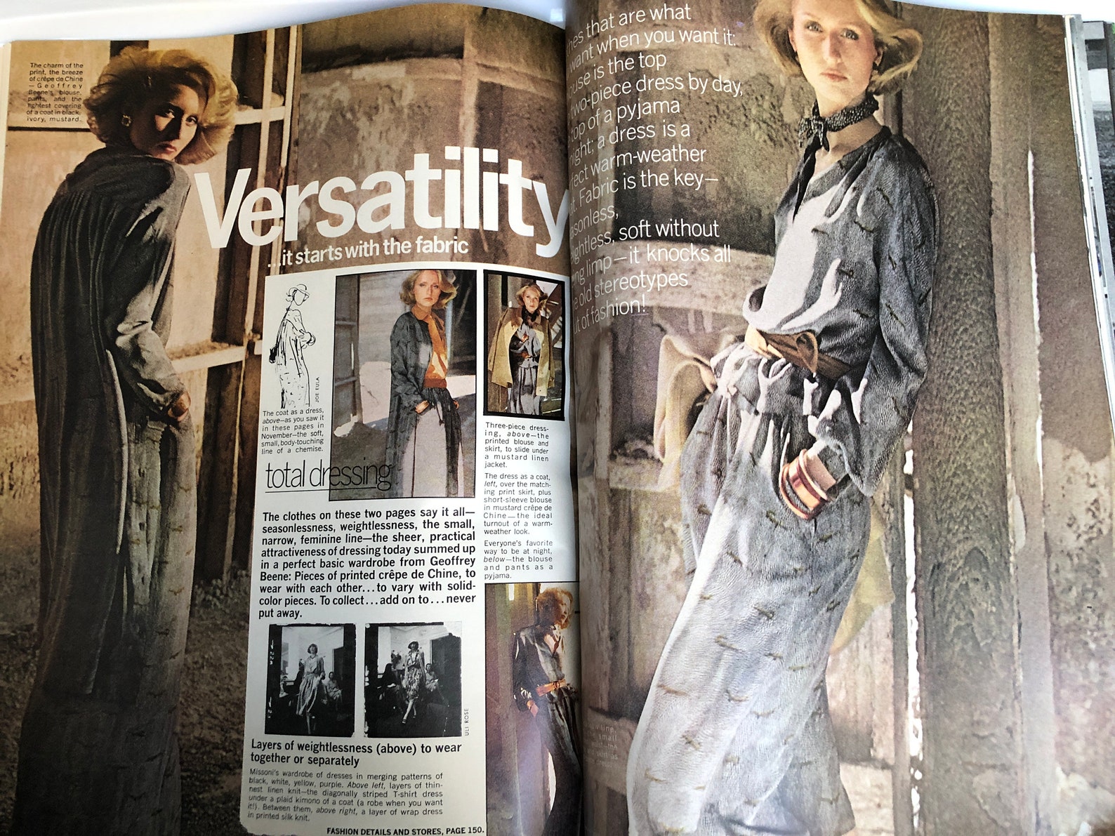 1975 VOGUE Magazine January 1975 Vogue Magazine Cover: Lauren Hutton I ...