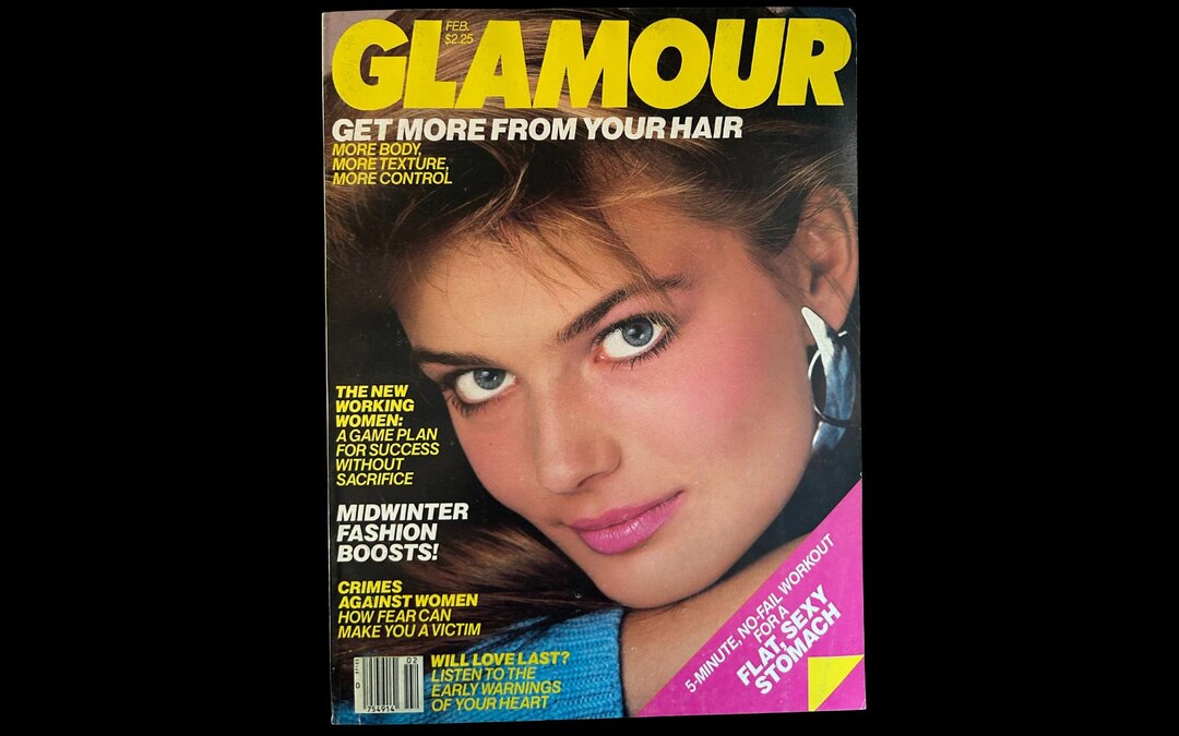 1986 GLAMOUR Magazine | Cover: Paulina Porizkova | February 1986 ...