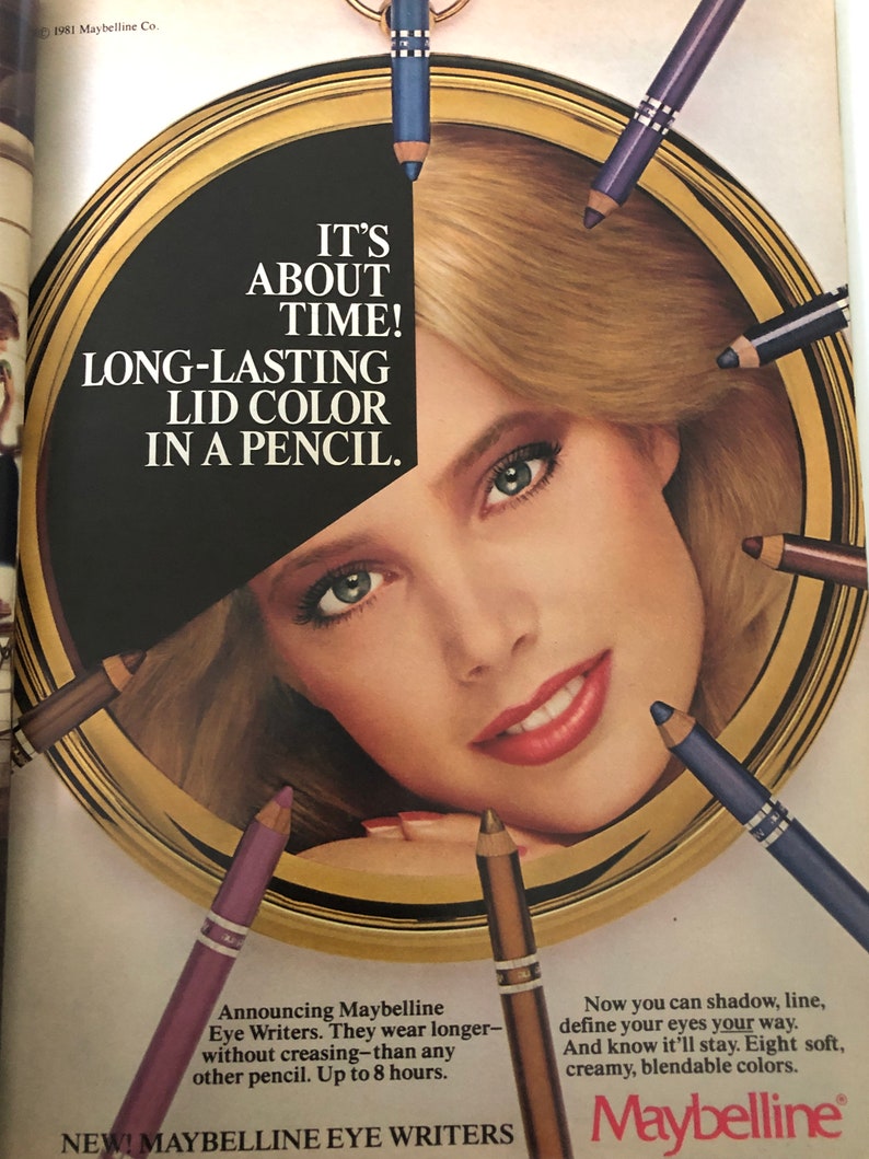 1982 GLAMOUR Magazine I Brooke Shields Cover I Glamour Magazine January ...