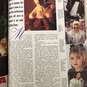 1987 COSMOPOLITAN Magazine I Madonna Cover I July 1987 Cosmopolitan ...