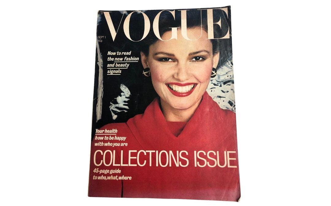 1977 VOGUE Magazine UK Edition September 1 1977 Vintage Vogue Magazine ...