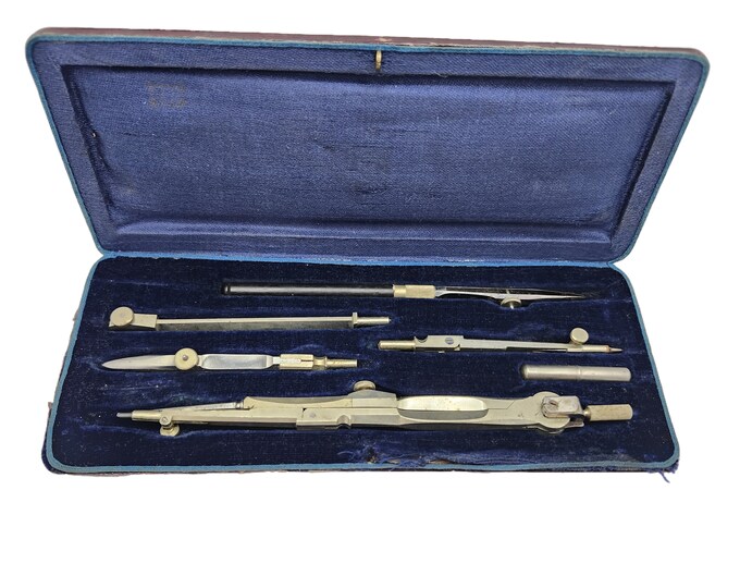 Vintage Drawing Instruments Mechanical Drawing Tools Small Draughtsman ...